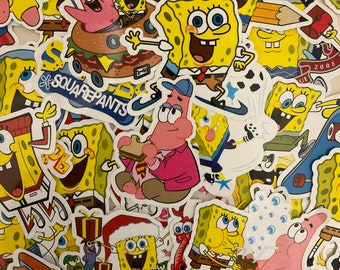 Spongebob Stickers | Etsy