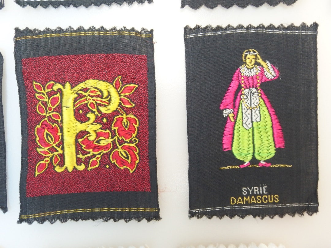 Antique Silk Cigarette Cards // Turmac Holland // 25 Pieces// Zijdjes ...