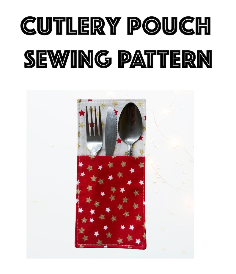 Cutlery Pouch Sewing Pattern PDF Pattern Digital File - Etsy Australia