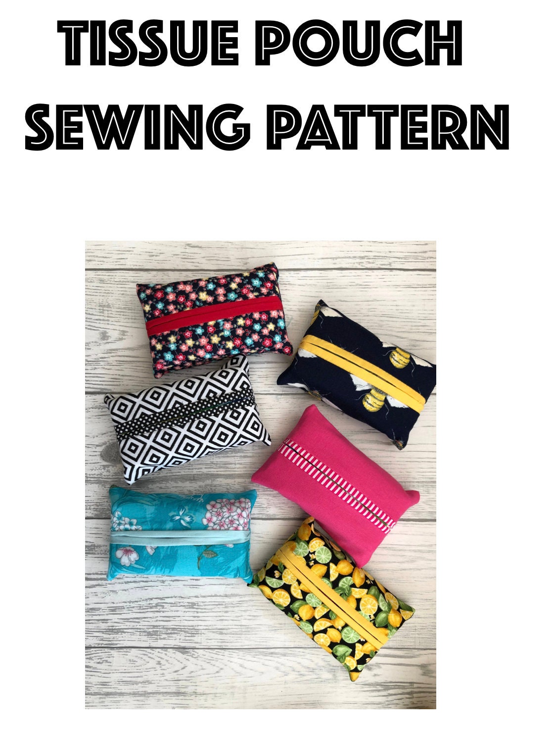 Tissue Pouch Sewing Pattern PDF Pattern Digital File - Etsy UK