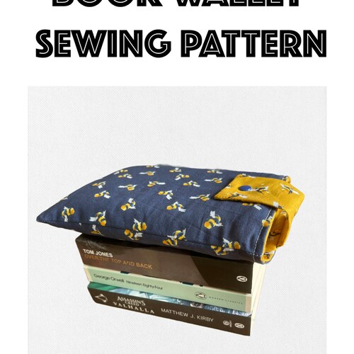 Book Wallet Sewing Pattern PDF Pattern Digital File - Etsy
