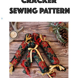 Reusable Christmas Cracker Sewing Pattern, PDF Pattern, Digital File - Etsy