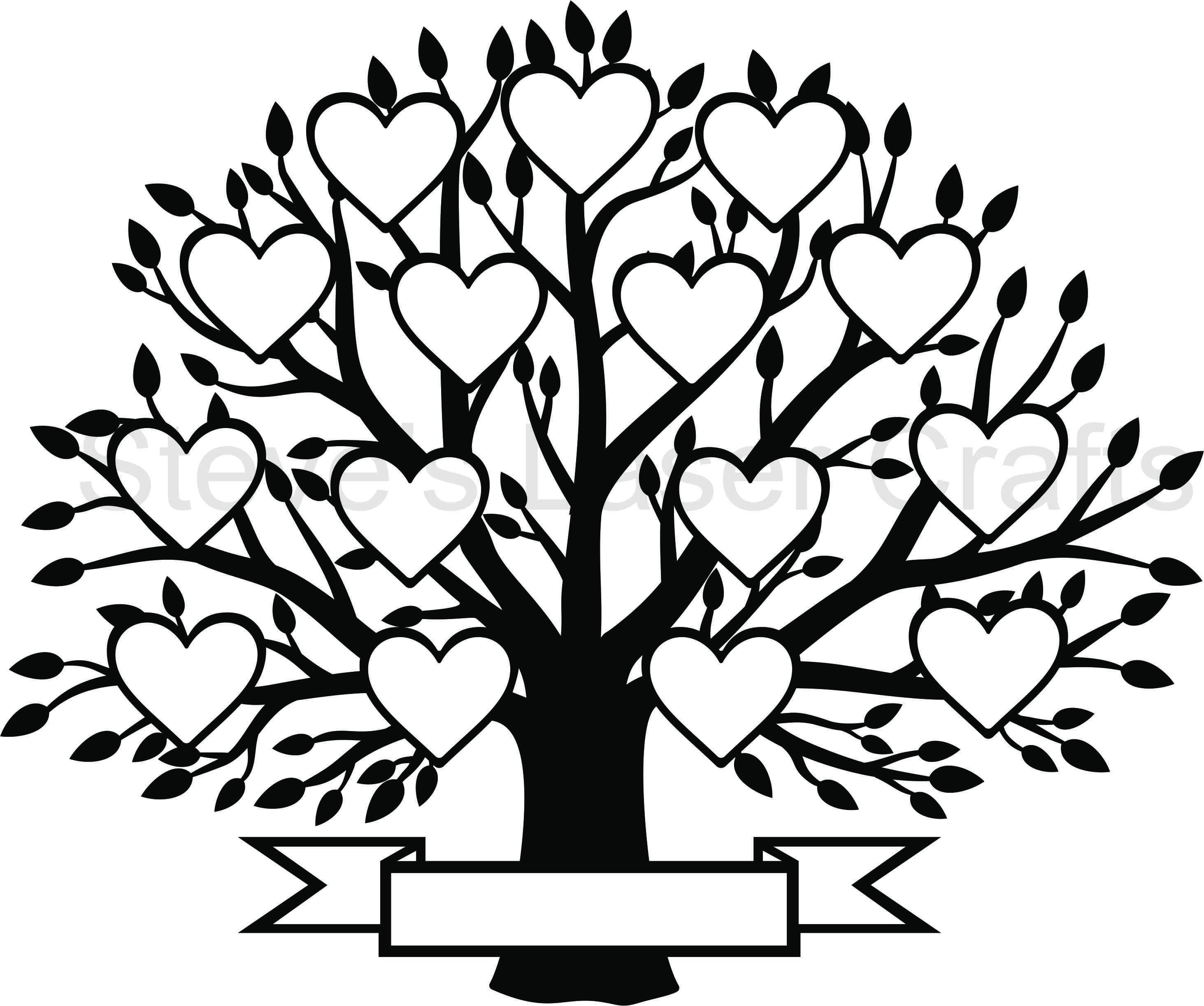 Family Tree With 15 Names - Etsy