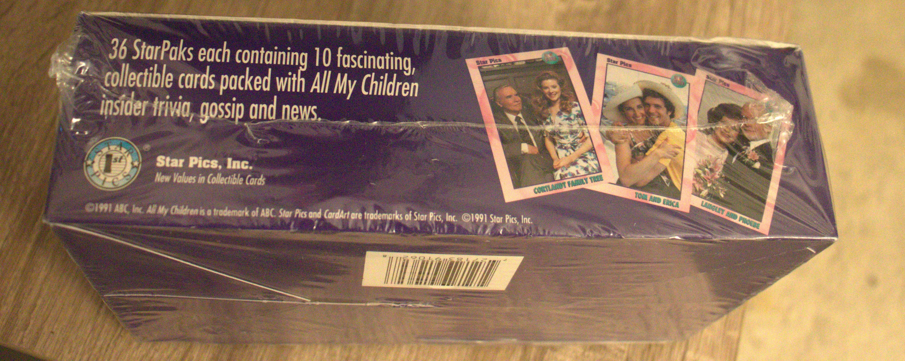 The Soaps of ABC all My Children Trading Cards Set. Brand New and ...
