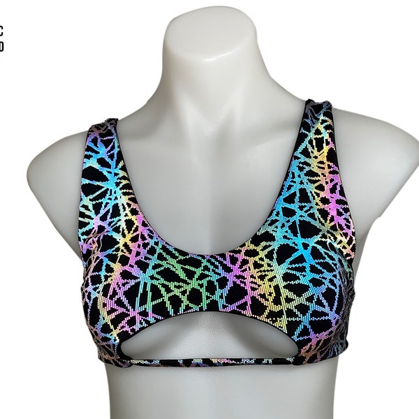 Underboob Rave Top Etsy