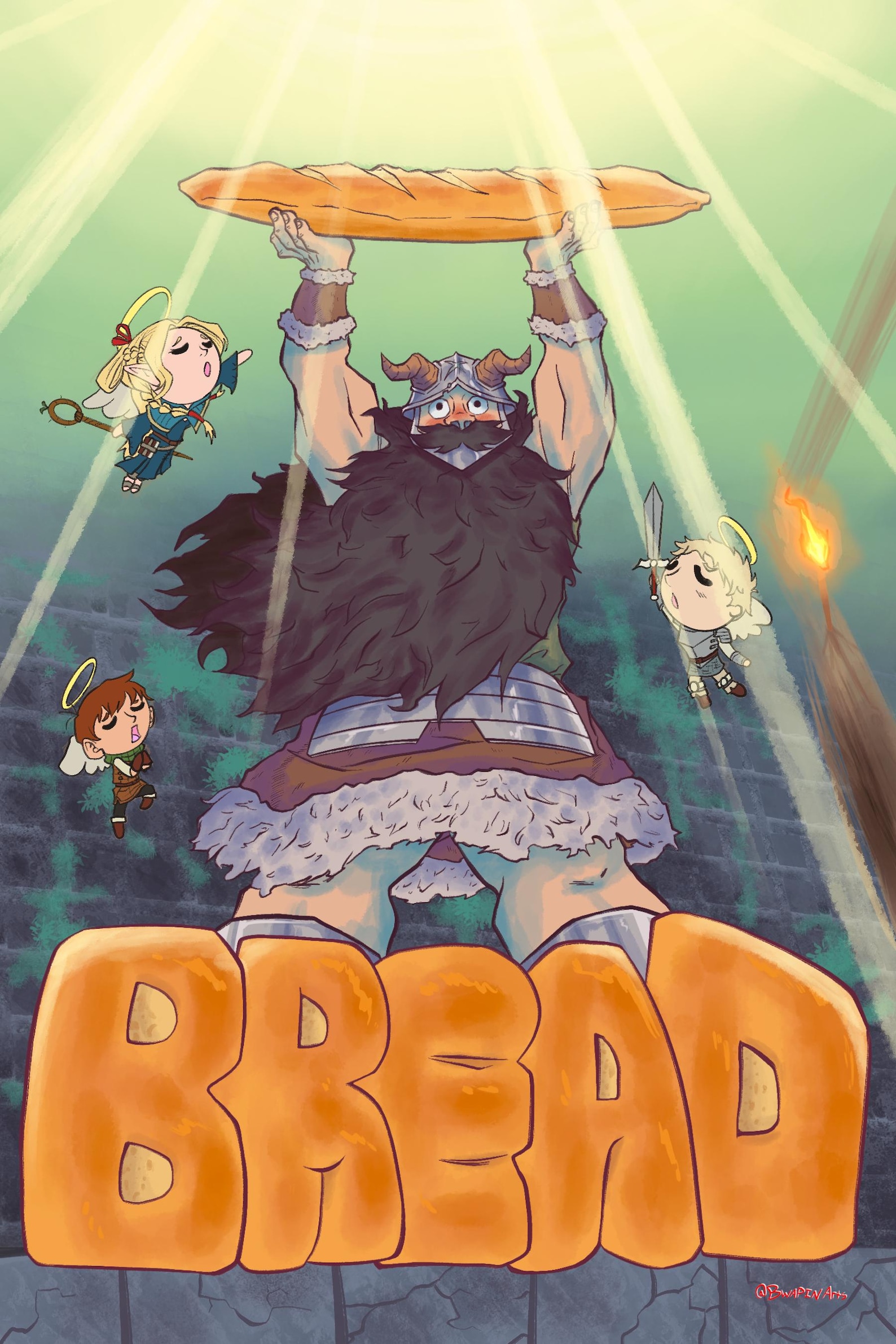 Senshi’s Bread Delicious in Dungeon 11”x17” Semi Gloss Poster - Etsy