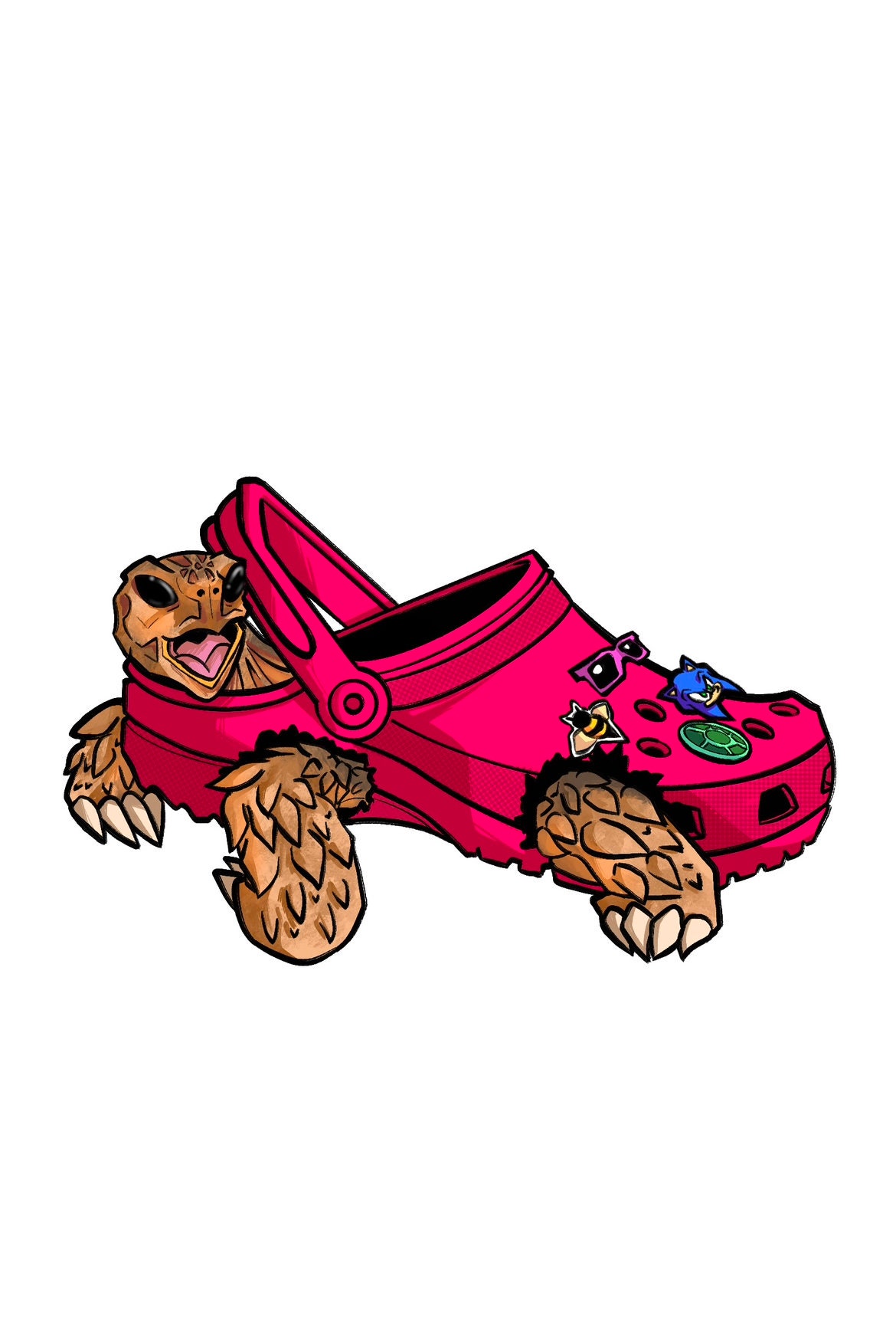 Croc Turtle Vinyl Sticker | Turtle | Croc | Crocs | Sticker | Vinyl ...