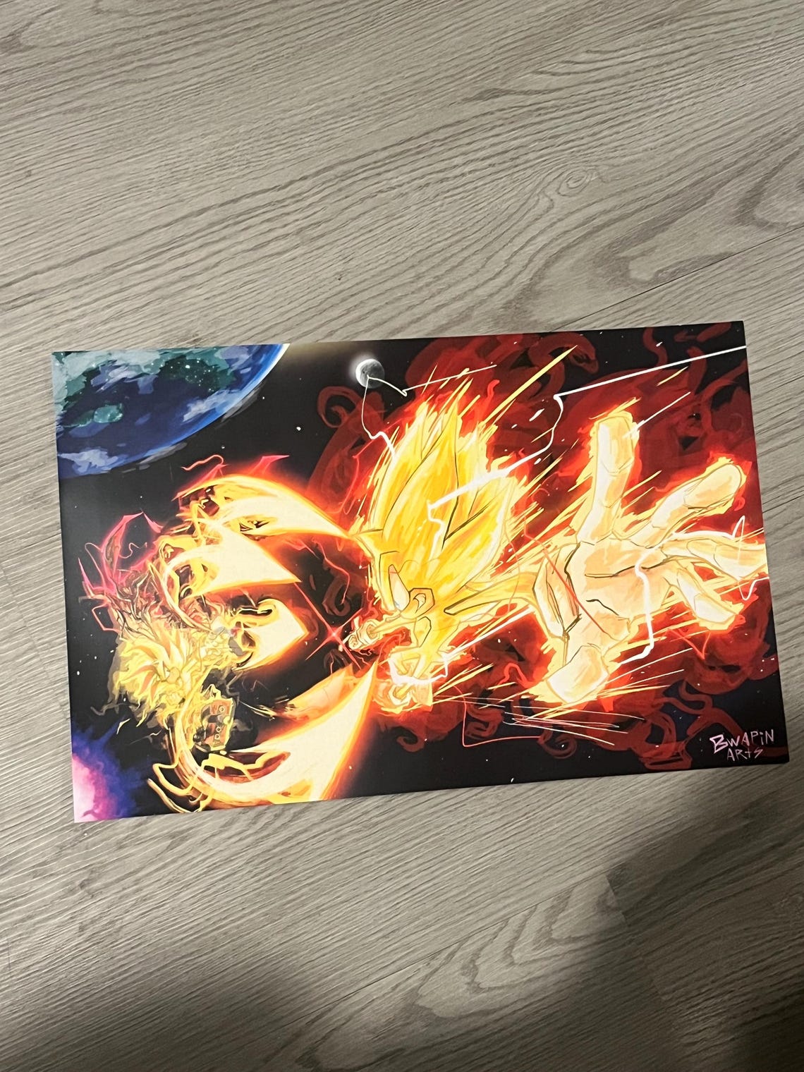 Super Sonic 2 Vs Doom Wings Super Shadow 11”x17” Semi Gloss Poster - Etsy
