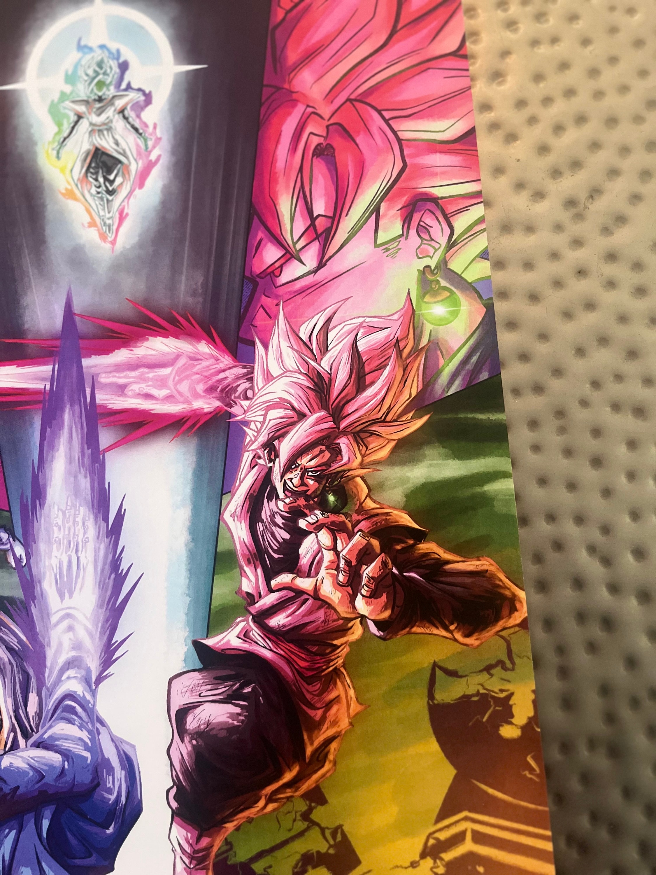 Super Saiyan Rosé Goku Black and Zamasu 14”x10.5” Semi Gloss Poster - Etsy