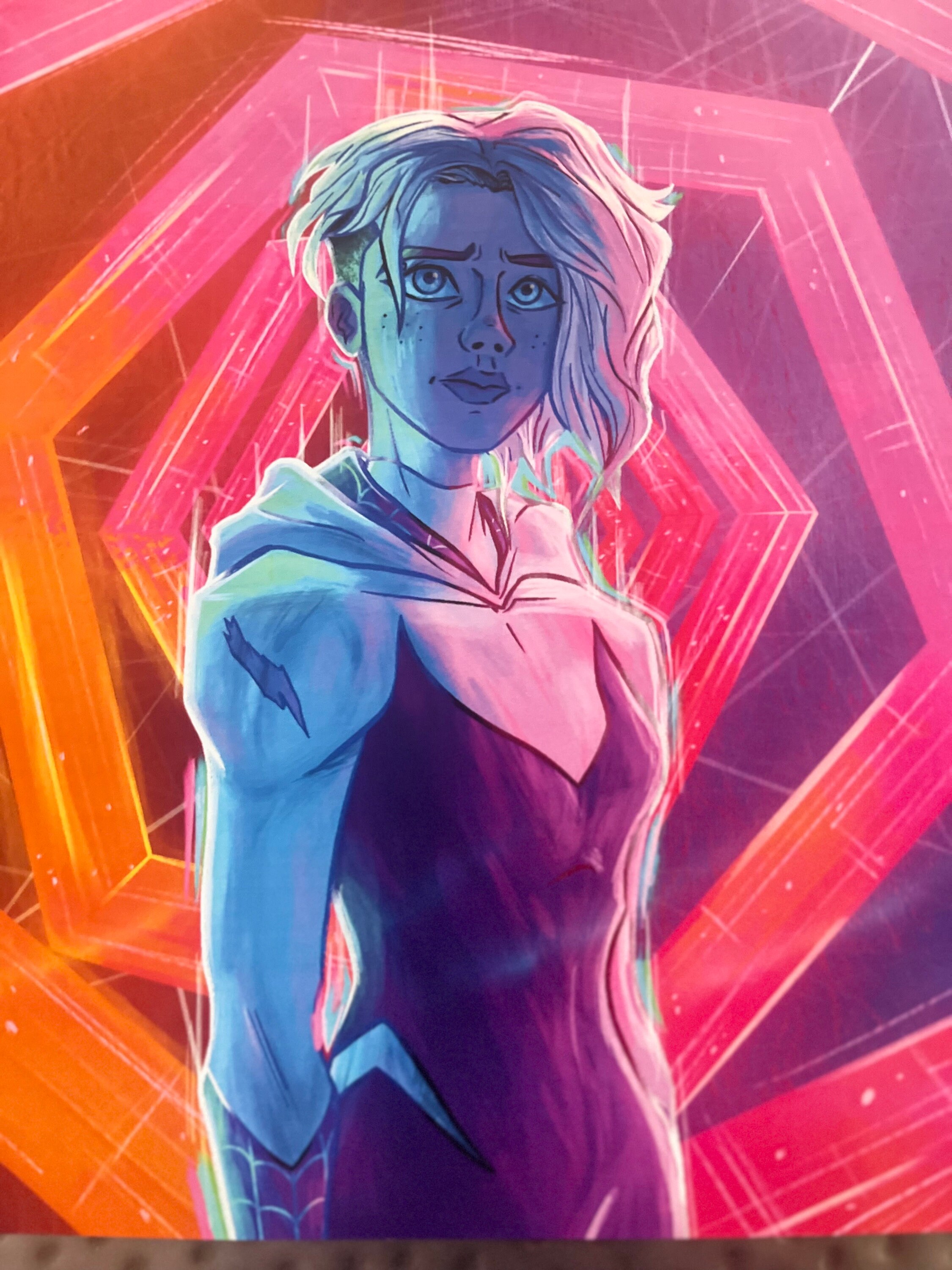 Spider-gwen 14”x 10.5” Semi Gloss Poster | Colorful | Wall Decor | Gwen ...