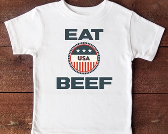 Eat Beef T Shirt - Etsy