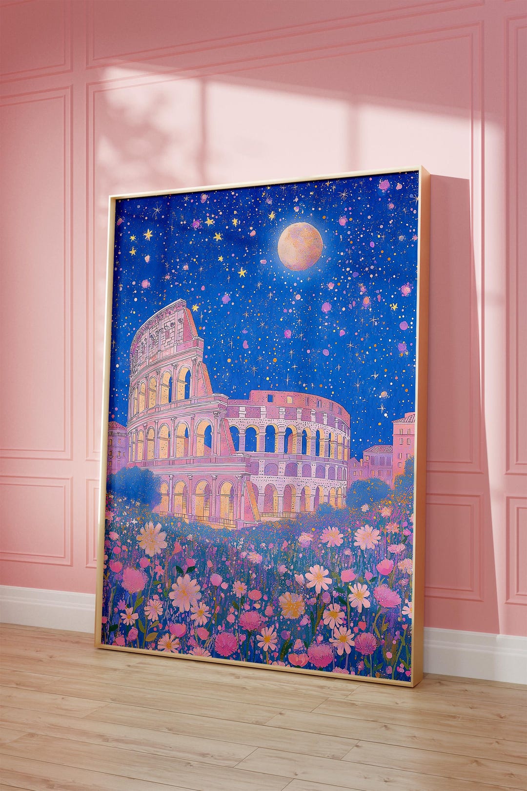 Bloomcore Rome Aesthetic Wall Art Printable Wall Art, Floral Wall Print ...