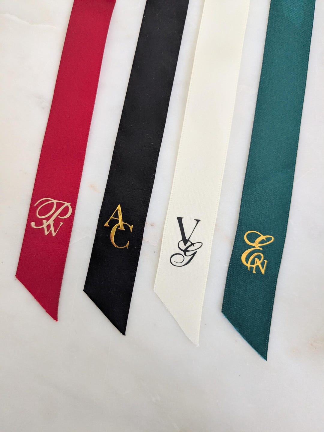 Personalized Monogram Logo Ribbon - Etsy