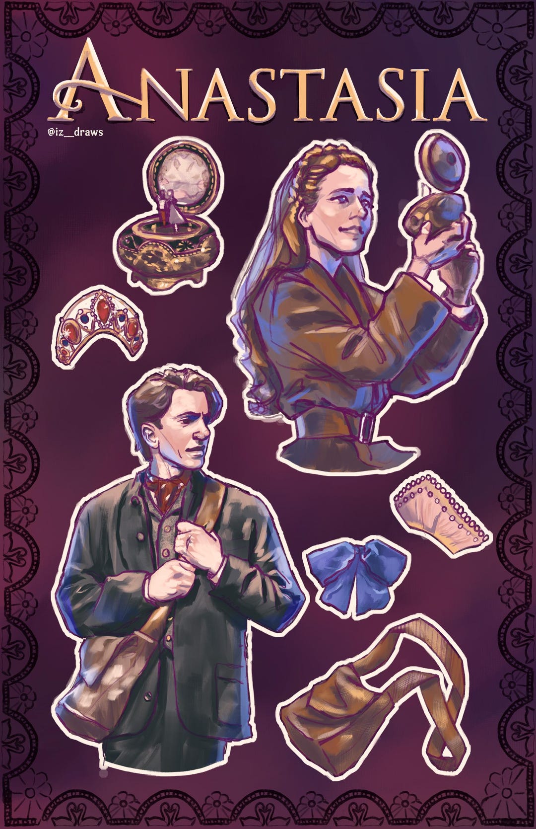 Sticker Sheet: Anastasia the Broadway Musical | 8.5 X 5.5 - Etsy