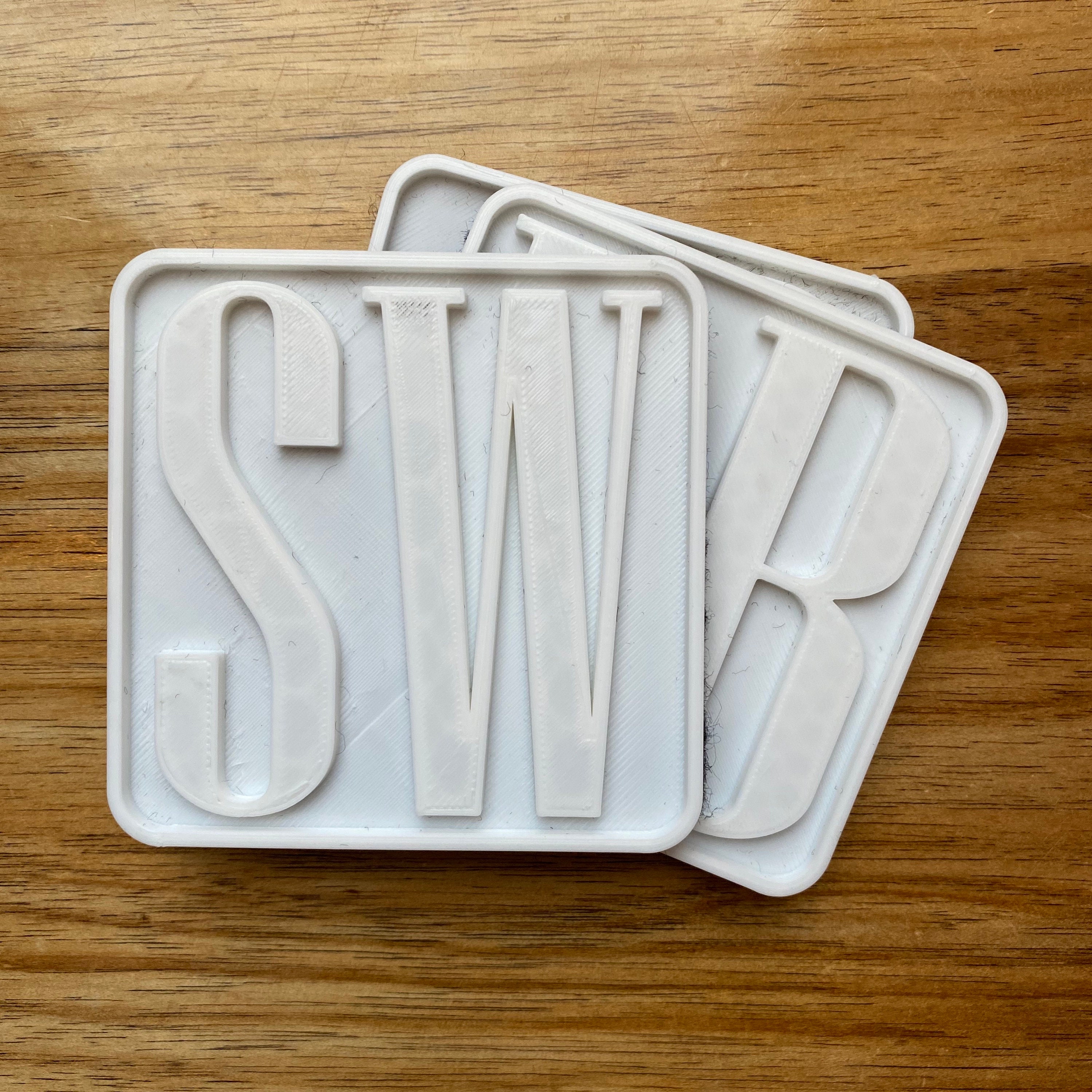 Coasters Personalised Coasters 3D Printed Coasters | Etsy