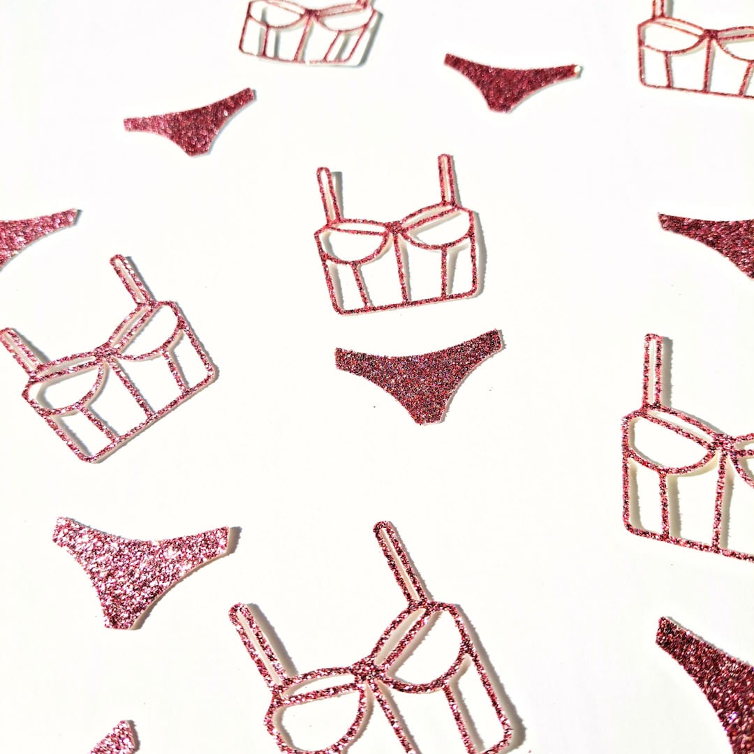 Glitter Lingerie Confetti, Disco Bachelorette, Bachelorette Party ...
