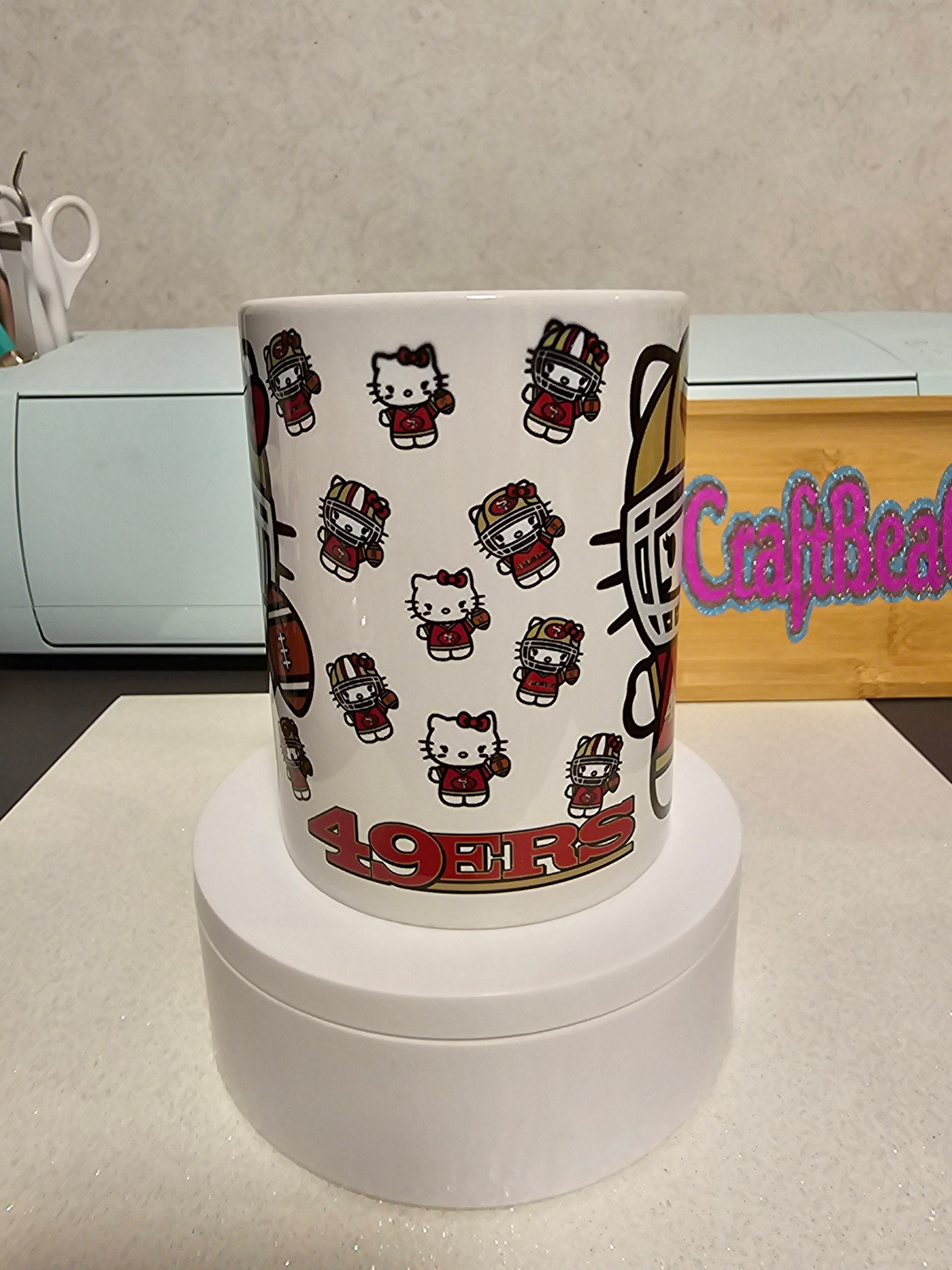 Cowboys NFL Hello Kitty 15oz Dallas-cowboys, San Francisco 49ers Hello ...