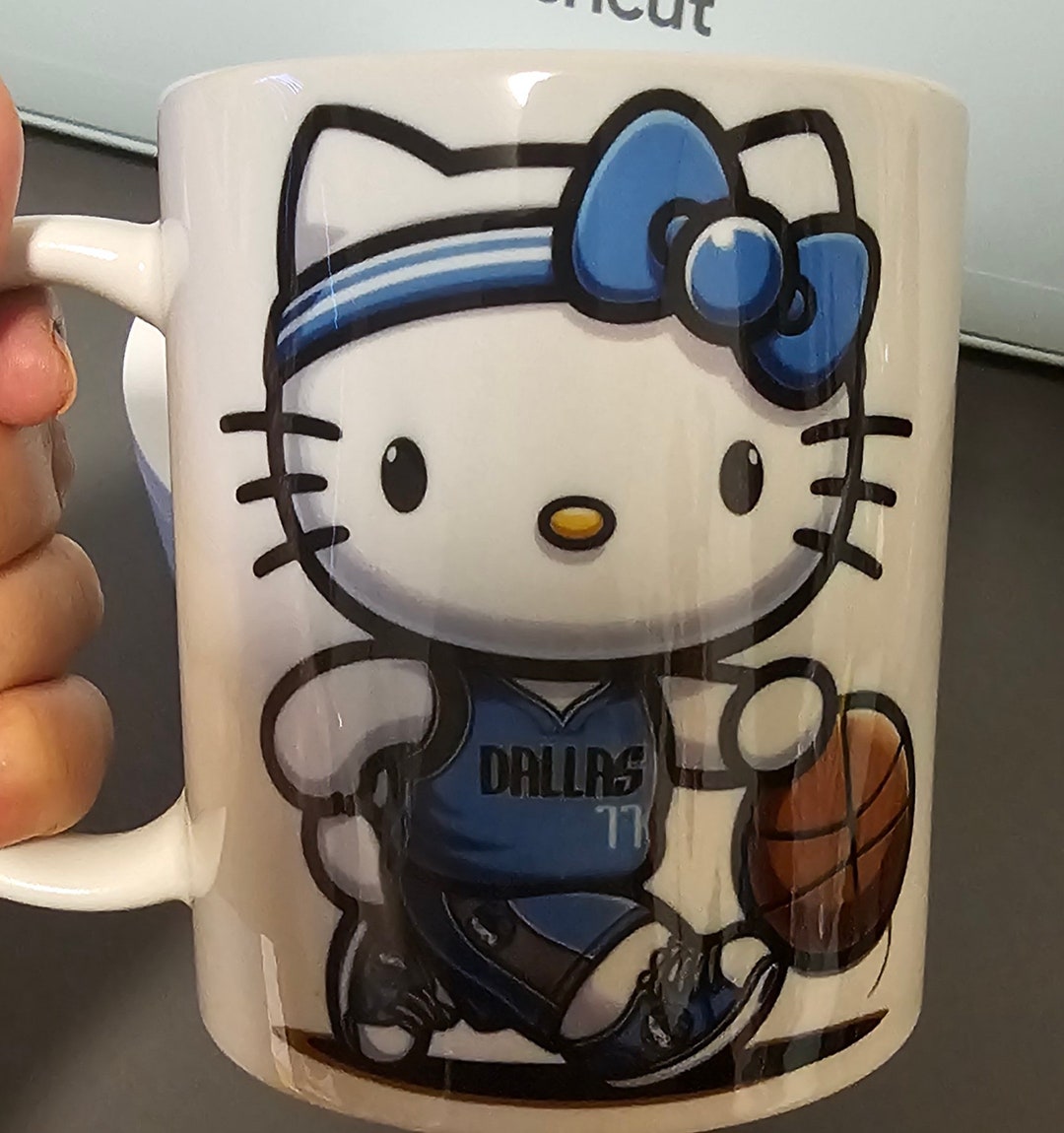 Nba Mavs Hello Kitty 12oz or 15oz Dalla-mavericks Hello Kitty. - Etsy