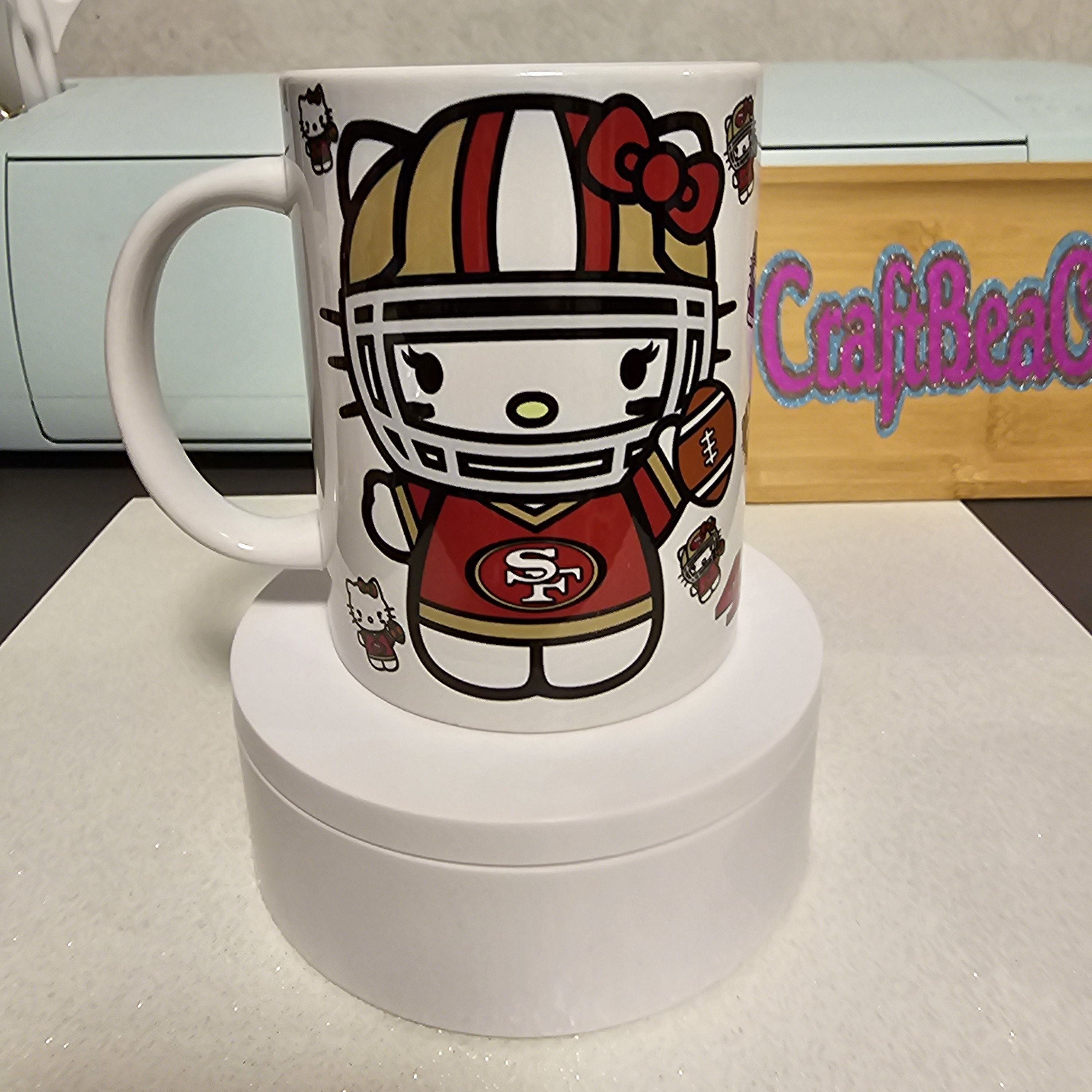 Cowboys NFL Hello Kitty 15oz Dallas-cowboys, San Francisco 49ers Hello ...
