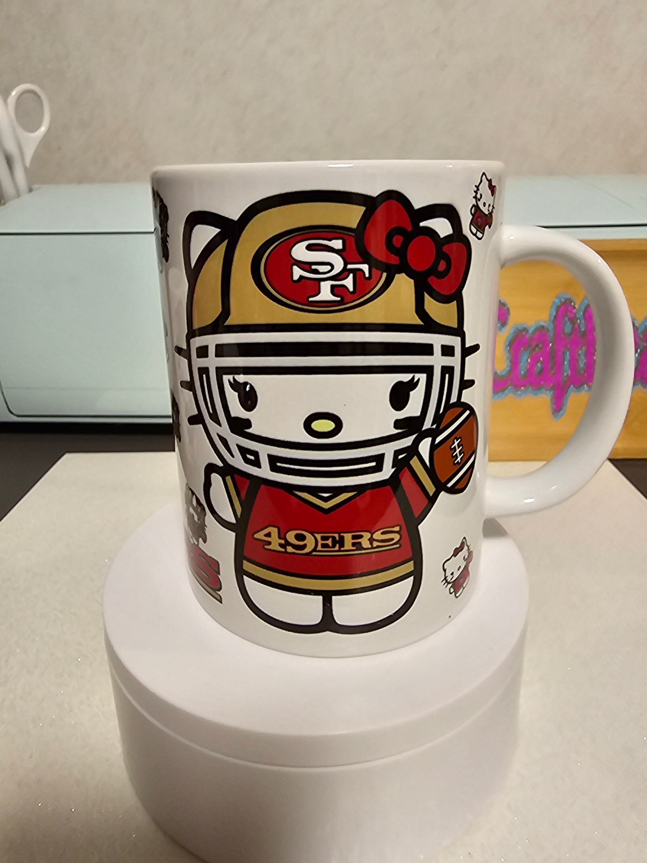 Cowboys NFL Hello Kitty 15oz Dallas-cowboys, San Francisco 49ers Hello ...