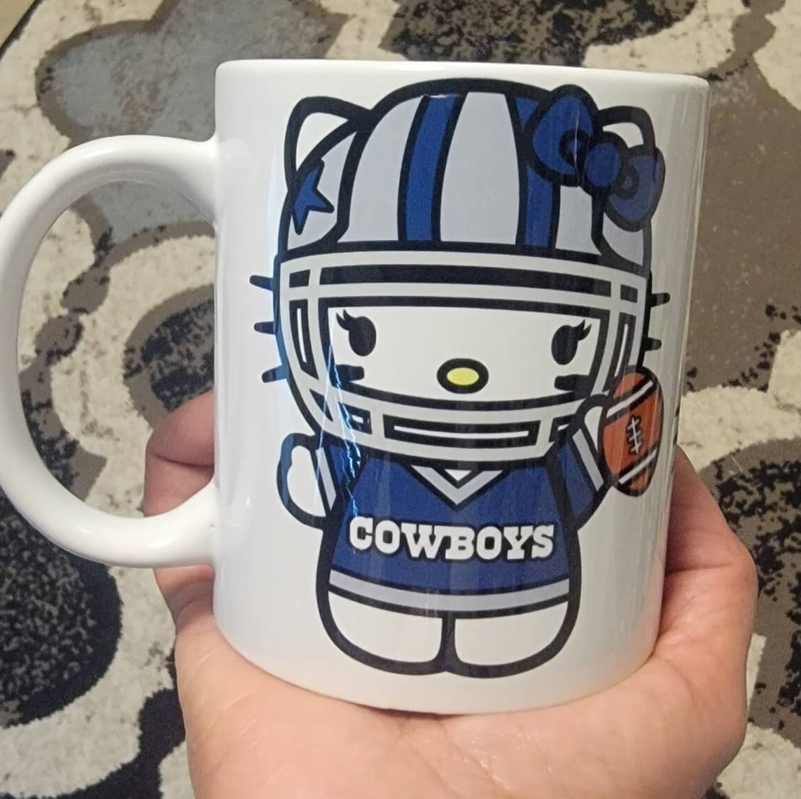 Cowboys NFL Hello Kitty 15oz Dallas-cowboys San Francisco 49ers, Miami ...