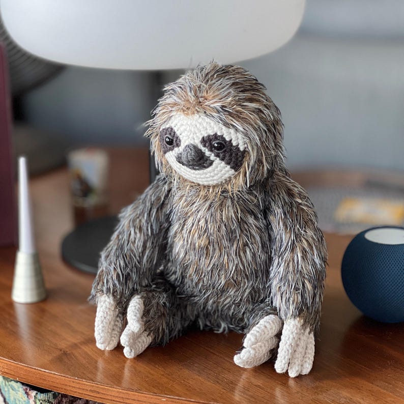 Sloth Crochet Pattern, Amigurumi Sloth, Stuffed Toy for Kids (digital ...