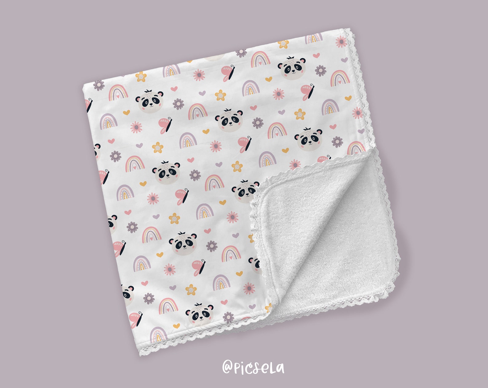 Panda Digital Paper. Cute Panda Bear. Panda Seamless Pattern. | Etsy