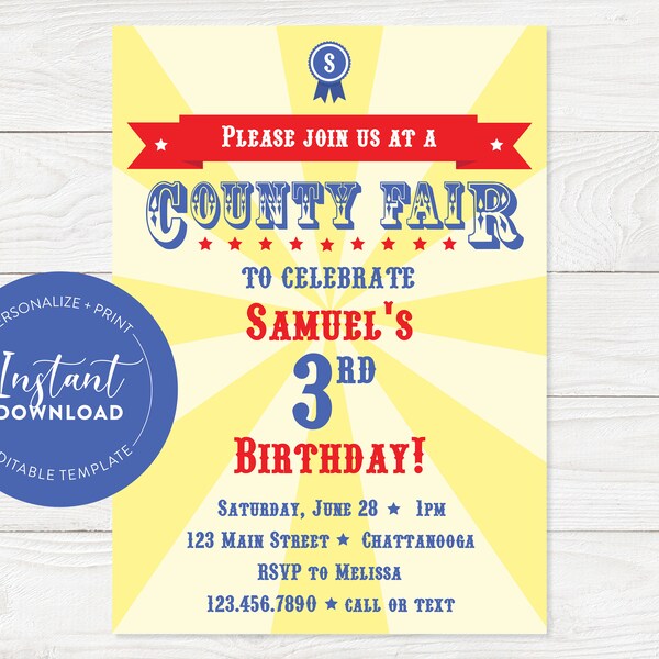 County Fair Party - Etsy