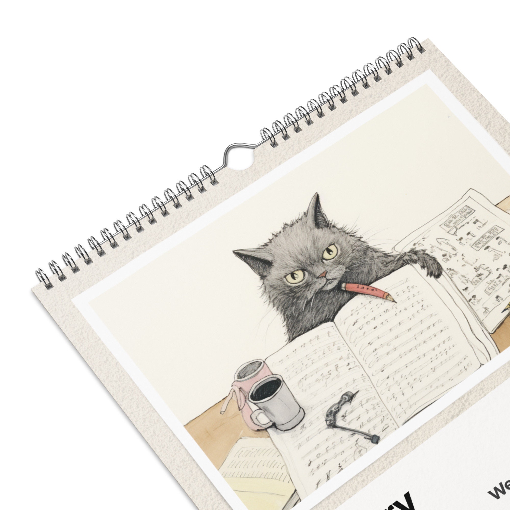 Cool Cats 2024 Wall Calendar - Etsy