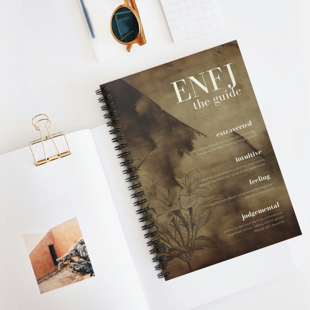 MBTI Extrovert Series | Deluxe 6x8 Spiral Notebook | 118 Ruled Lined ...