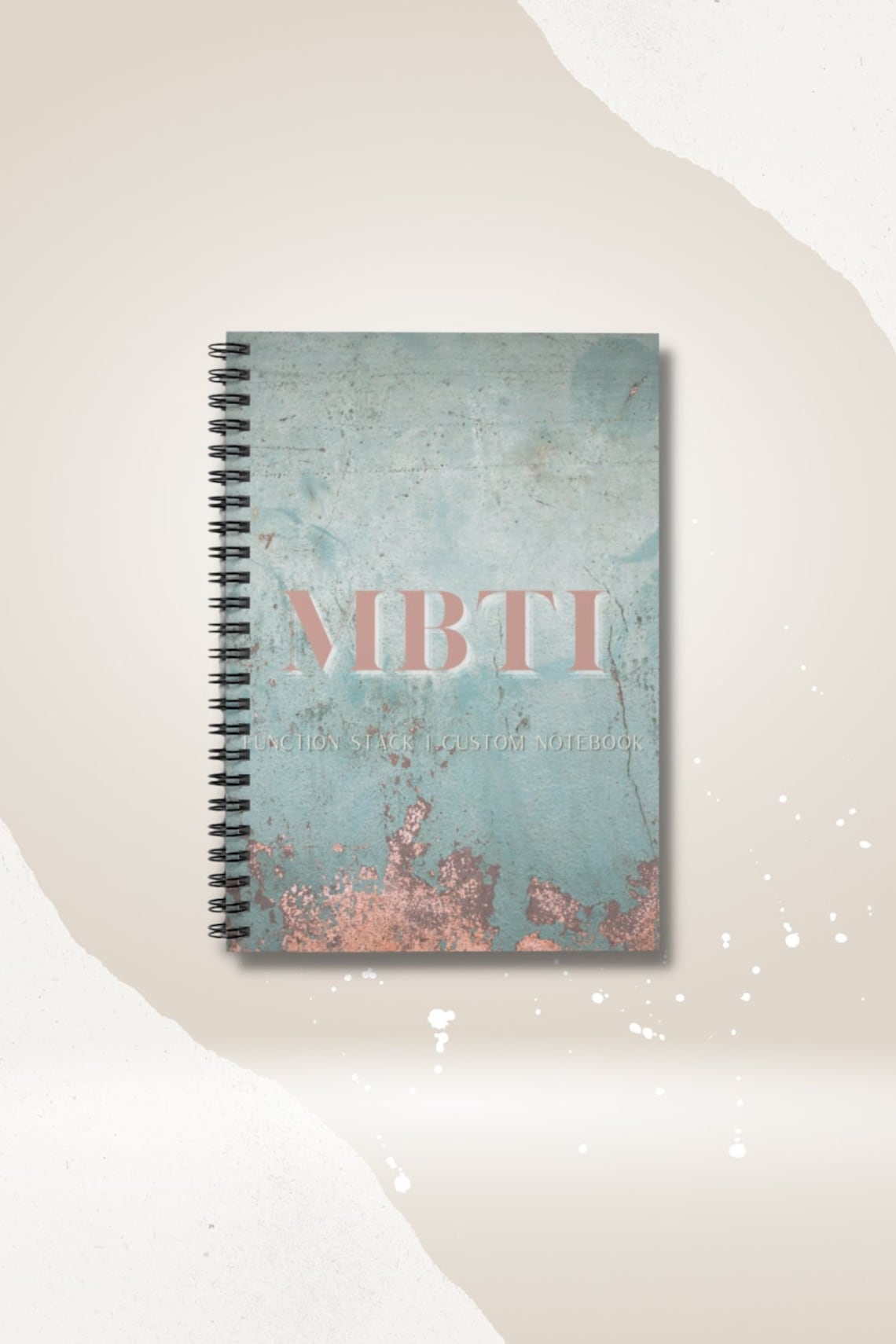 MBTI Function Stack Pink Crystal Artwork Deluxe 6x8 Spiral Notebooks - Etsy