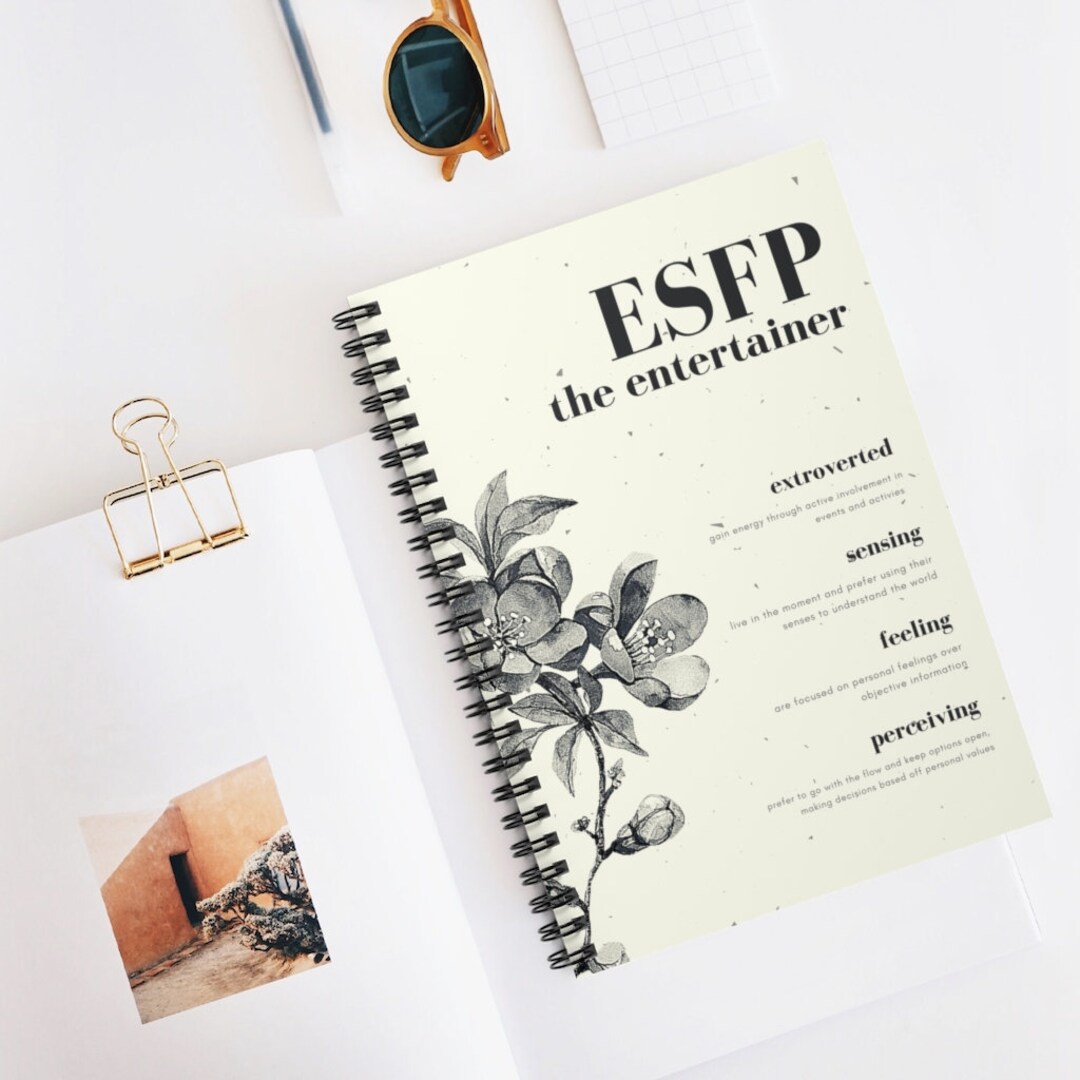 ESFP the Entertainer Spiral Notebook - Etsy New Zealand