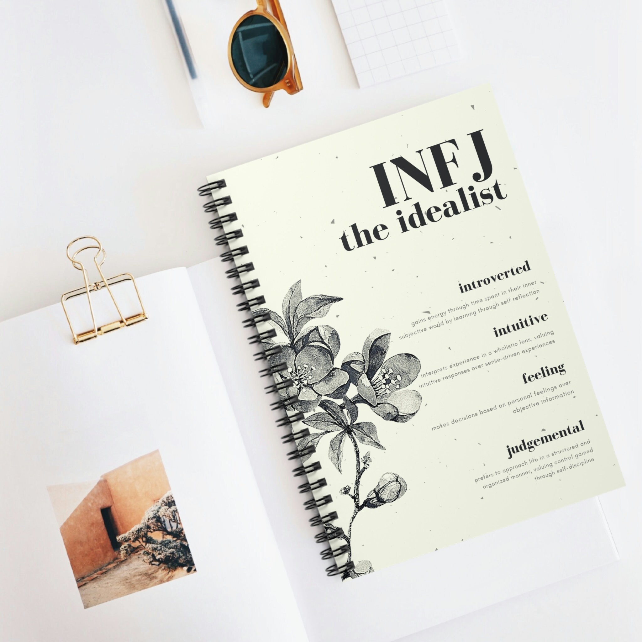 INFJ the Idealist Spiral Notebook | MBTI Journal - Etsy