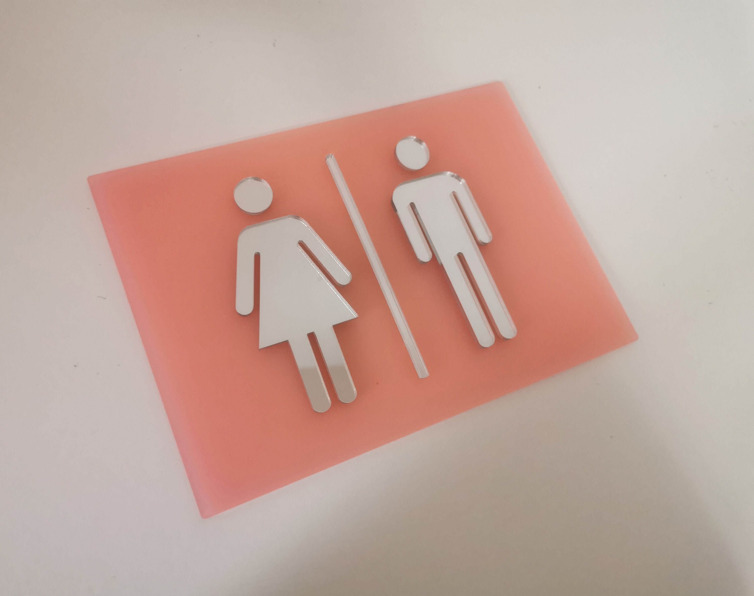 3d Door Toilet Sign Salon Toilet Sign Toilet Signs Acrylic - Etsy UK