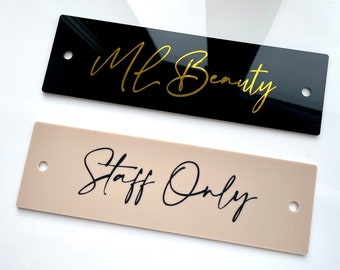 Acrylic Salon Sign - Etsy UK