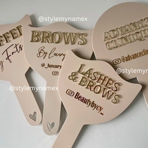 Lash Technician Mirror Prop, Lash Tech Gift, Social Media Advertising ...