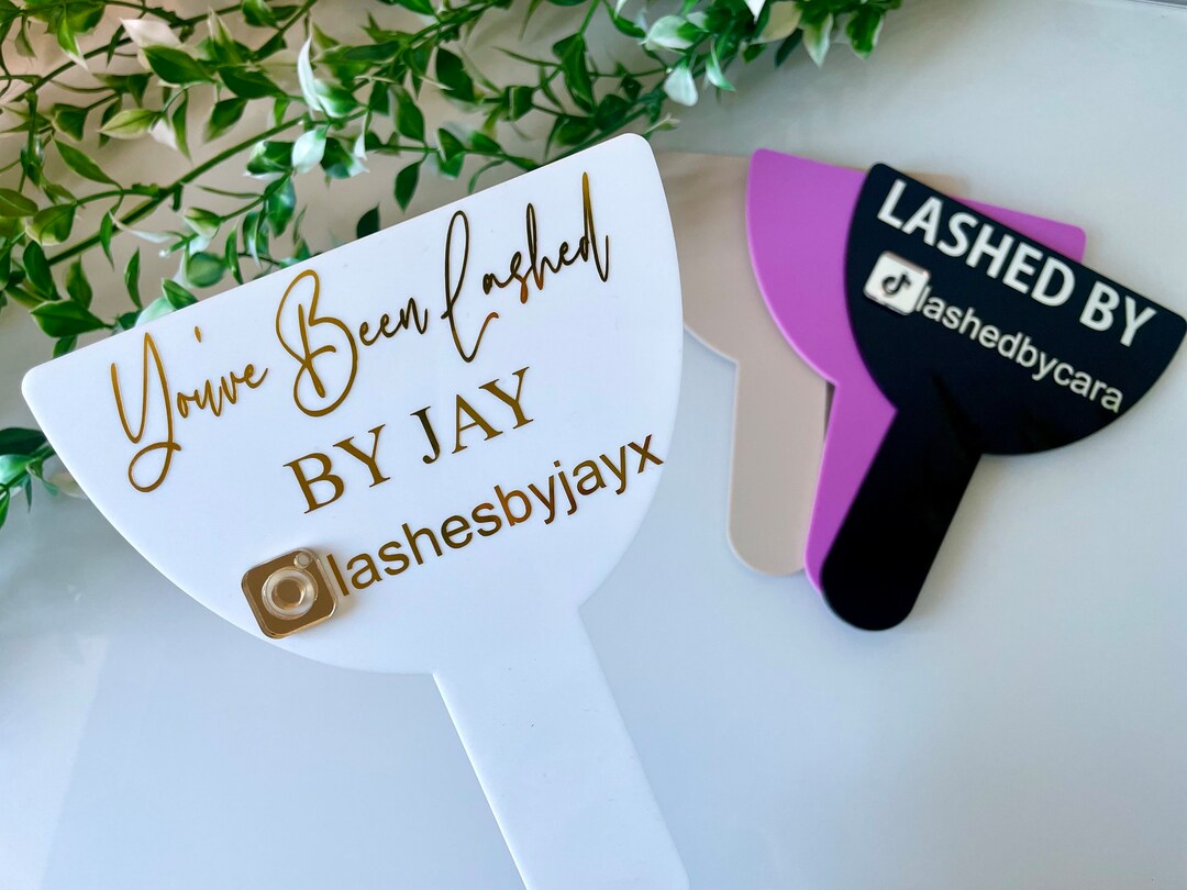 3D Social Media Lash Tech Prop, Eyelash Extension Photo Advertising ...