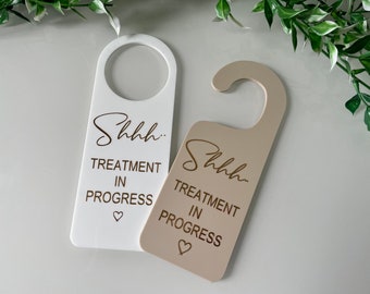 Custom 3D Acrylic Sign, Office Door Hanger, Rectangular Treatment in ...