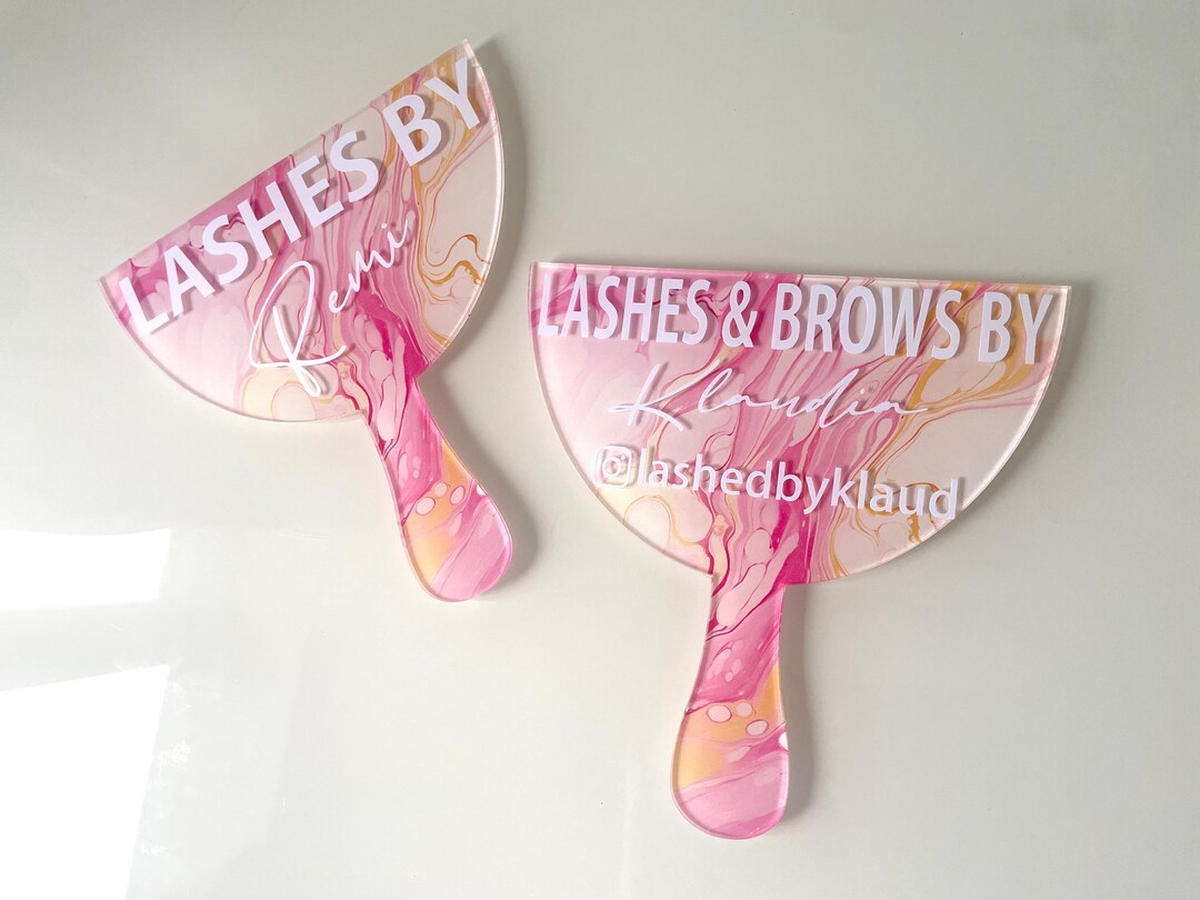 Pink Marble Lash Tech Prop, Lash Technician Props, Salon Decor, Eyelash ...