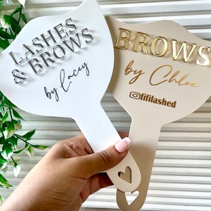 Lash Technician Mirror Prop, Lash Tech Gift, Social Media Advertising ...