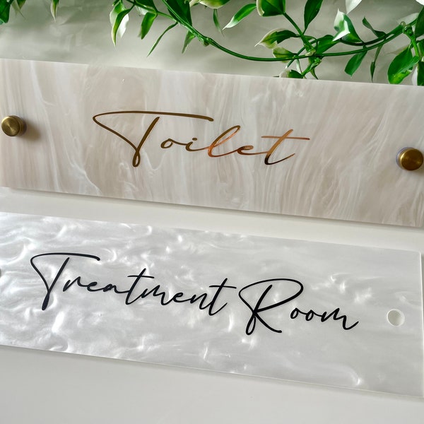 Acrylic Restroom Sign - Etsy