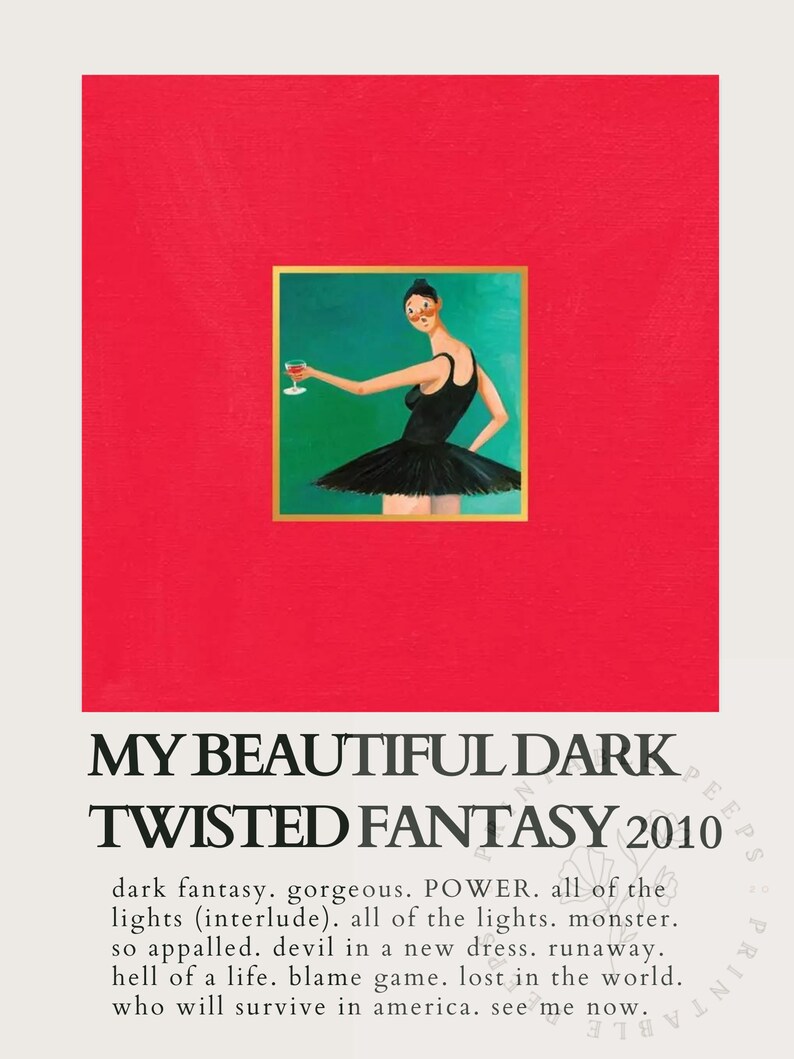 Personalized Digital Printable Custom Album Cover Songs | Etsy