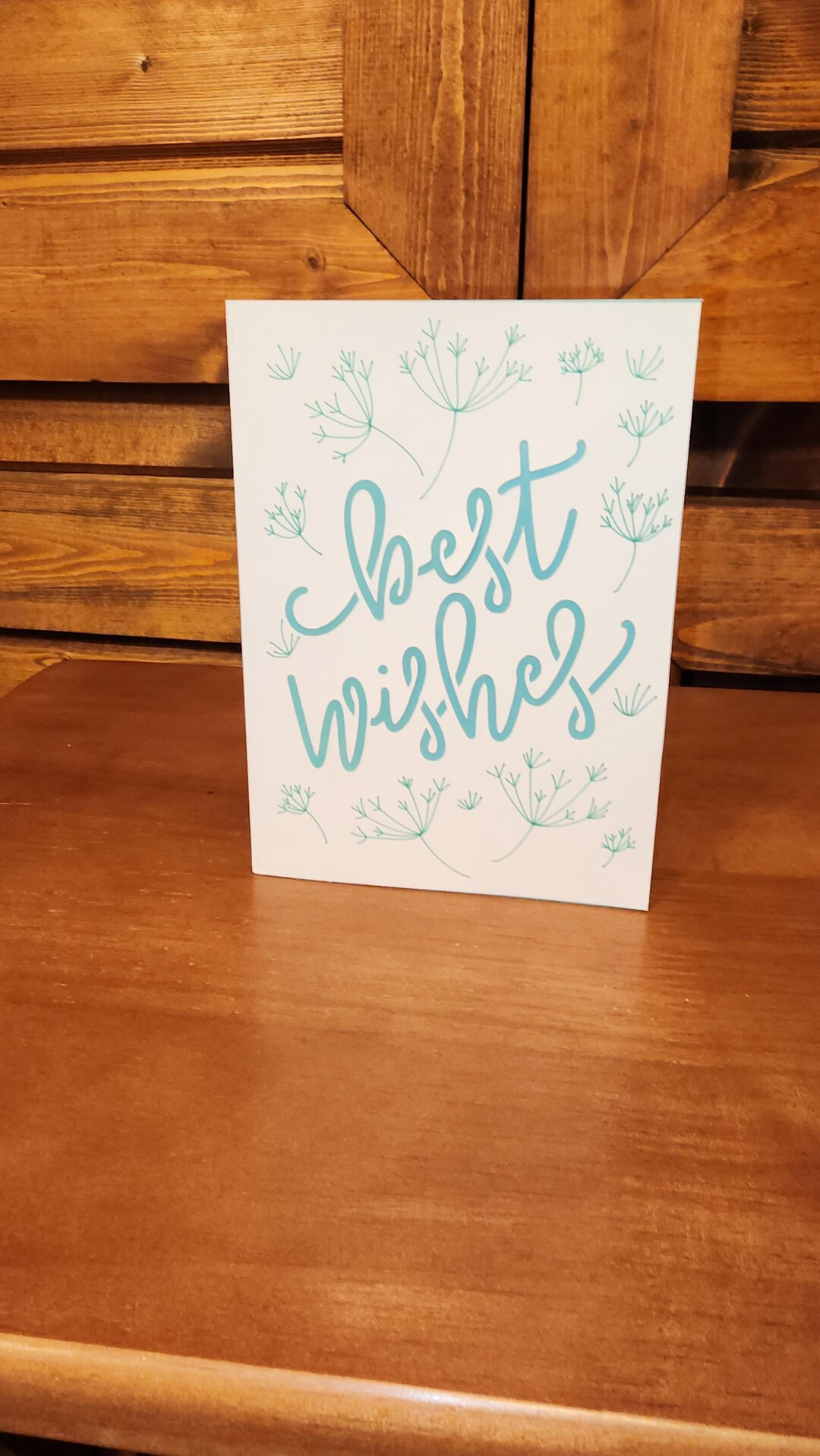 Best Wishes Greeting Card 5 X 7 - Etsy