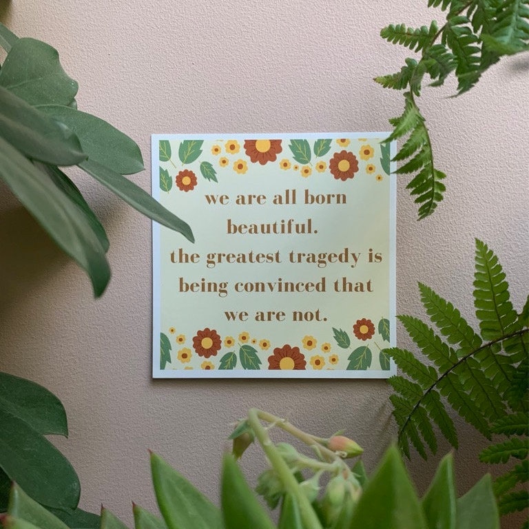 Affirmation Cards Eating Disorder Recovery Anorexia Reminders Quotes ...