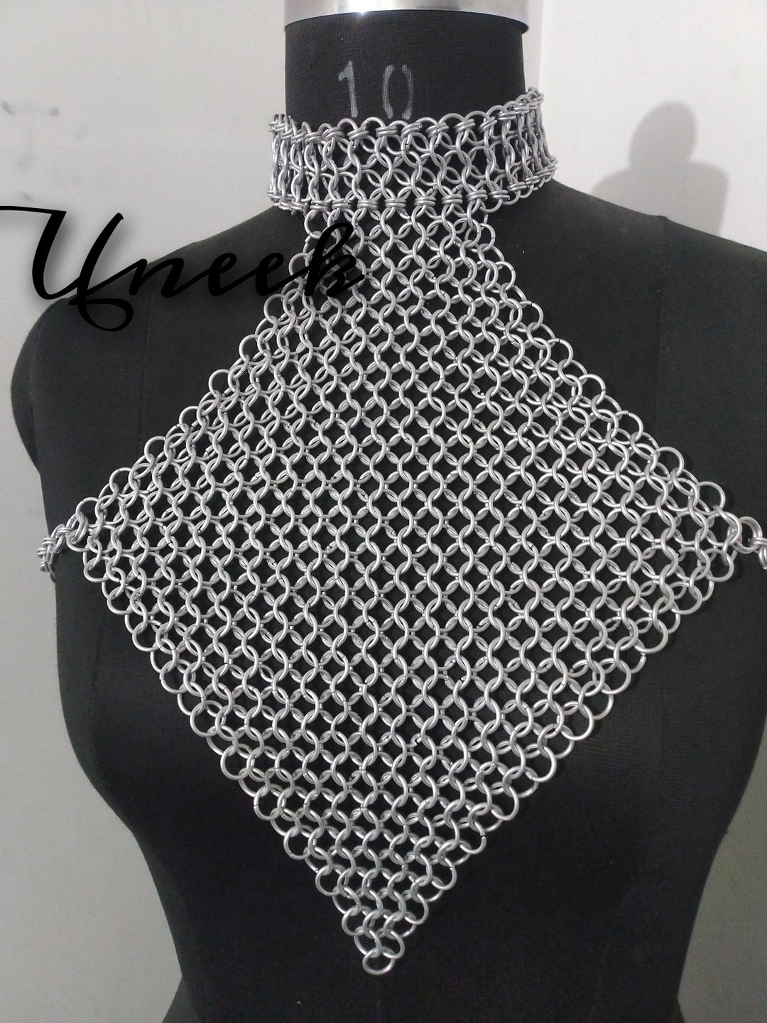 Chainmaille Beautiful Uneek Top/bra Metal Aluminum Chainmail Jump Ring ...