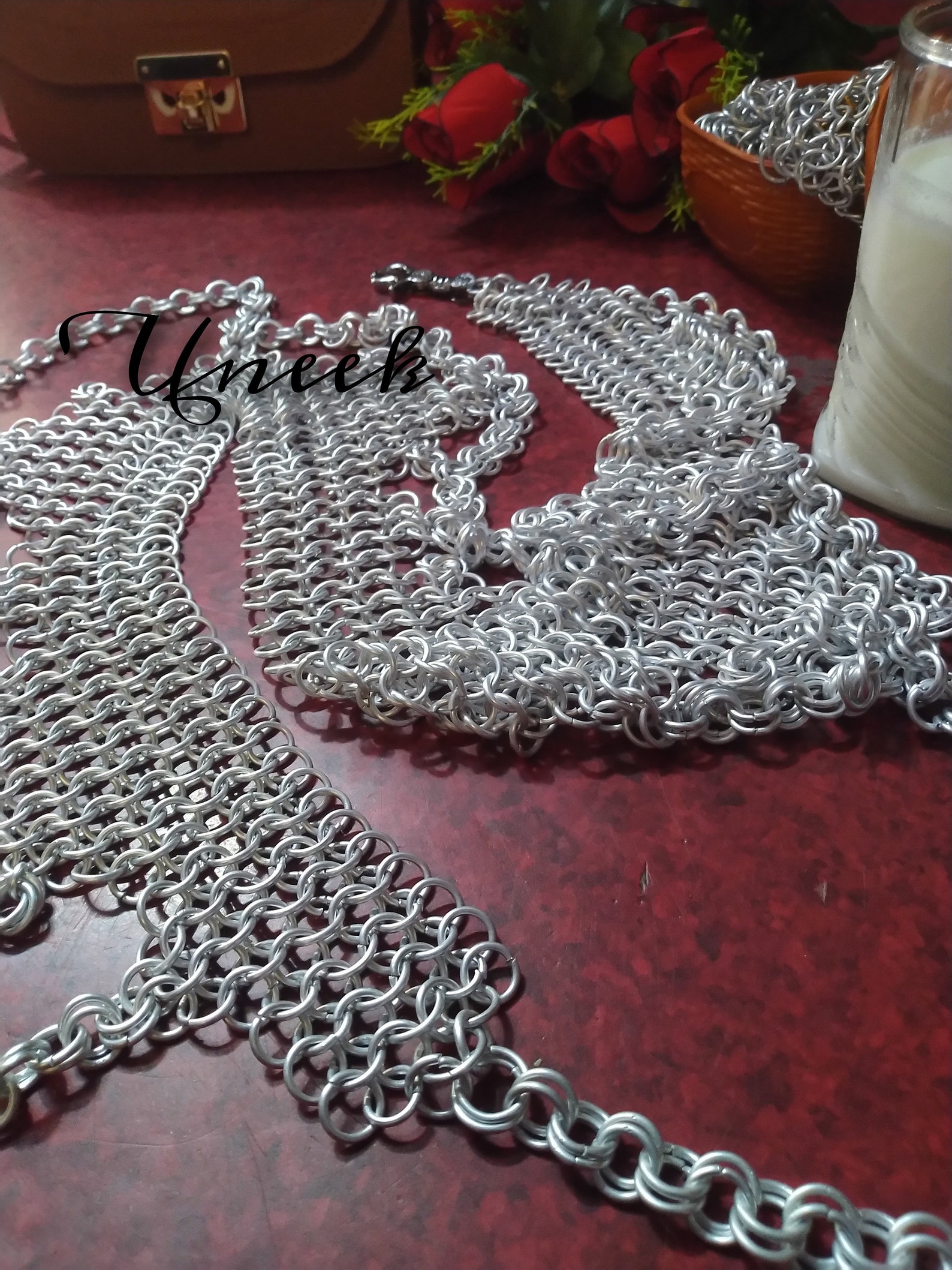 Medieval Chainmail Butted Antique Belly Dancer Belt SCA LARP Women ...