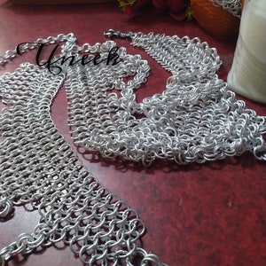 Medieval Chainmail Butted Antique Belly Dancer Belt SCA LARP Women ...