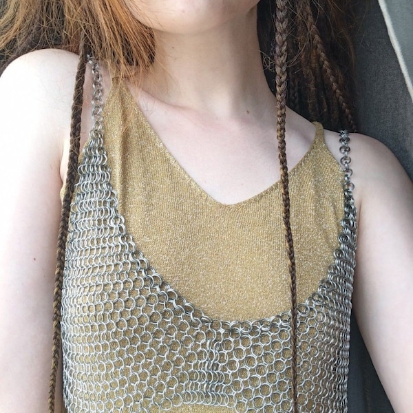 Chainmail Top - Etsy UK