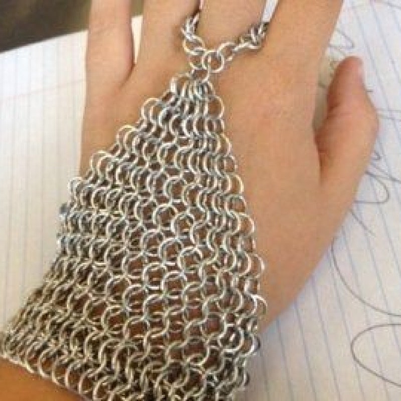 Chainmaille Cuff - Etsy