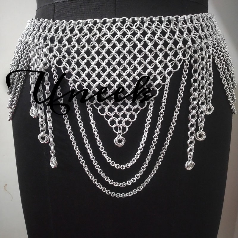 Chainmail Belly Dance Belt - Etsy